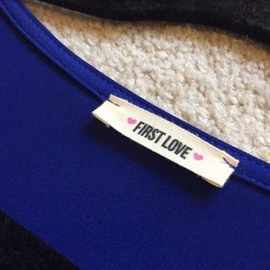 First Love | Dresses | First Love Blue Shift Dress | Poshmark